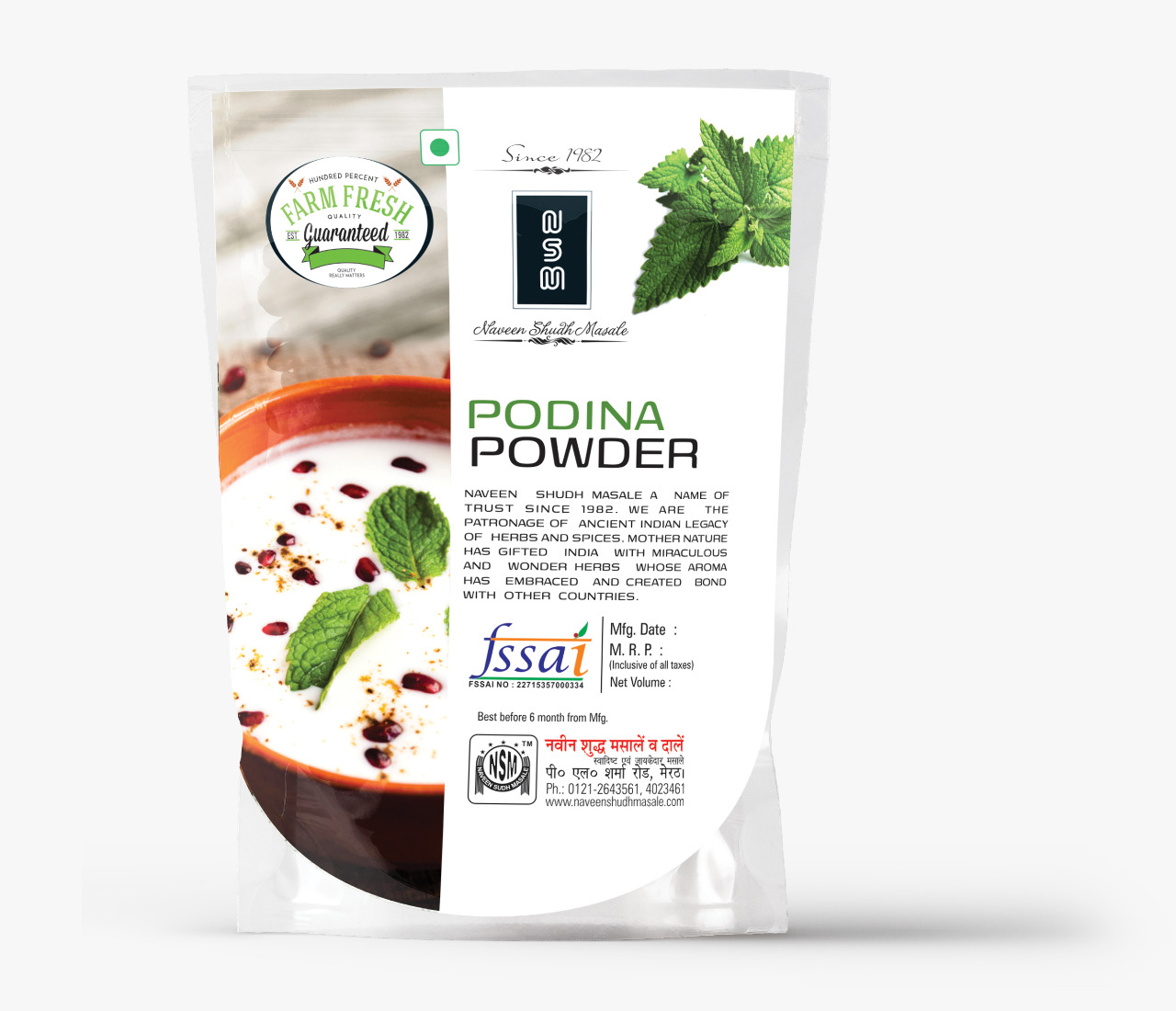 Podina Powder 100gm – NSM1982
